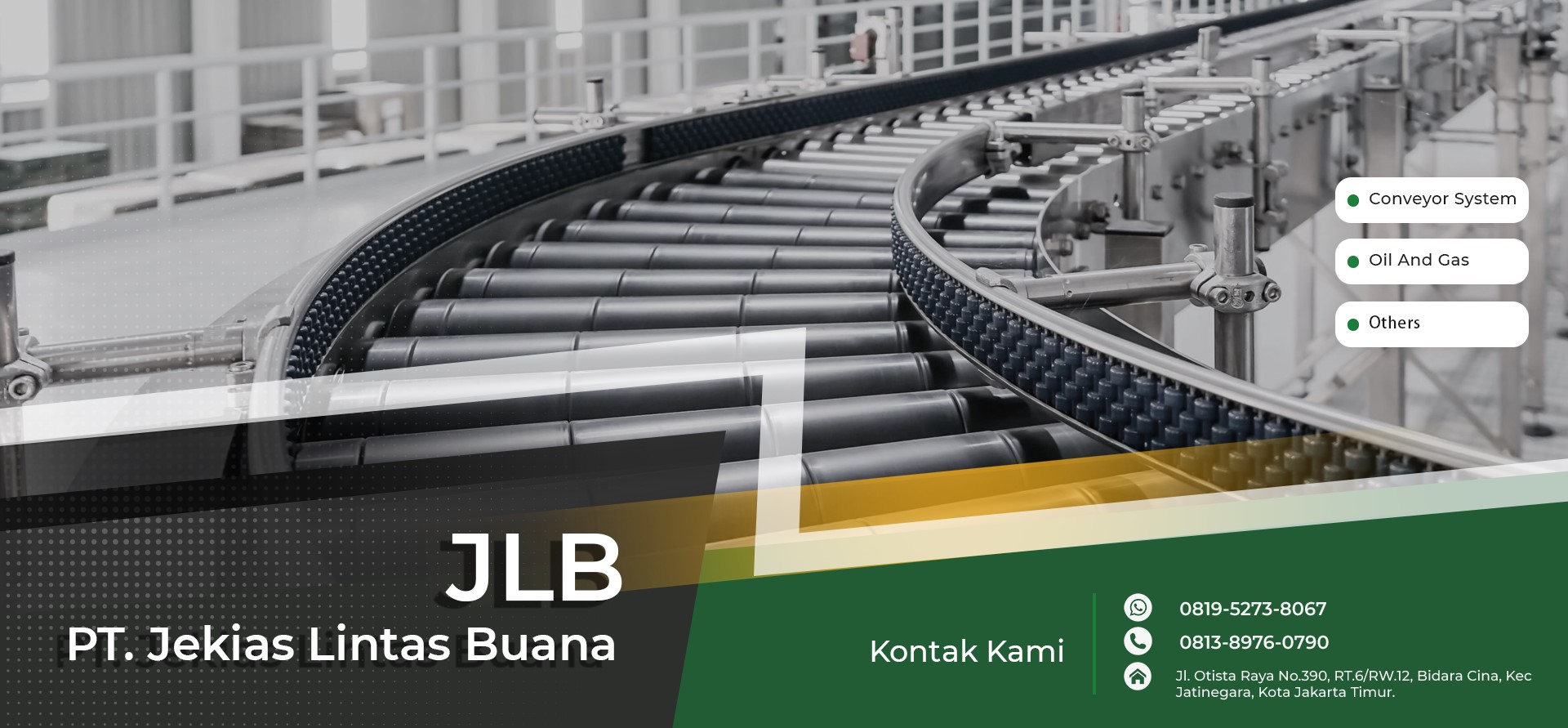 Jasa Instalasi Belt Conveyor Jakarta - PT Jekias Lintas Buana