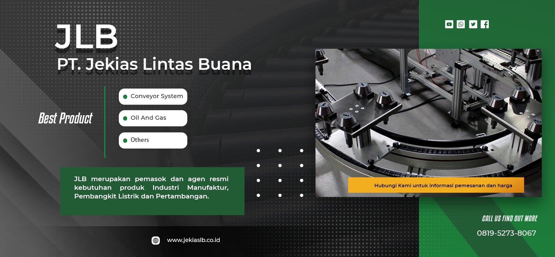 Jasa Instalasi Belt Conveyor Jakarta - PT Jekias Lintas Buana